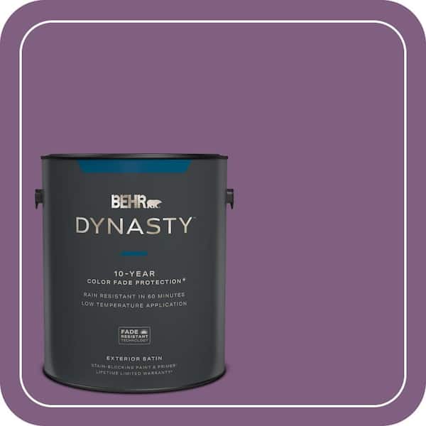 BEHR DYNASTY 1 gal. #MQ5-34 Showstopper Satin Enamel Exterior Stain ...