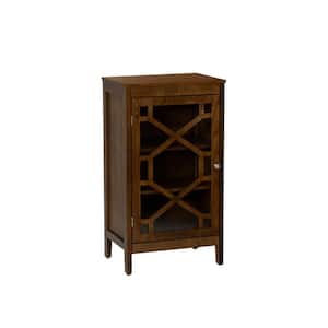 Linon Home Decor Maxwell 20.13 in. Gray Rectangle Wood Storage Accent ...