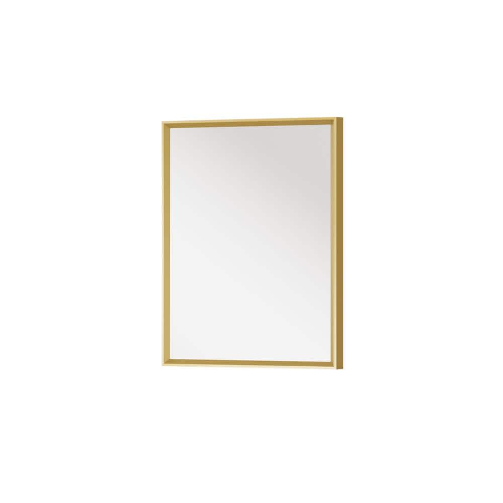 16 in. W x 20 in. H Beveled Edge Rectangle Aluminum Framed Wall ...