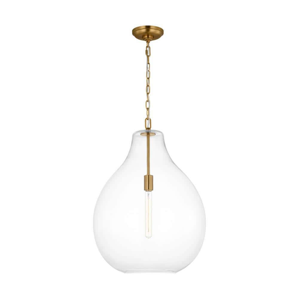 Generation Lighting Magnus Extra Large 1-Light Burnished Brass Pendant ...