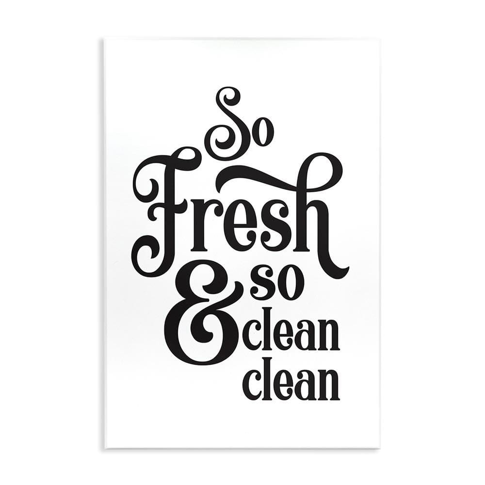Stupell Industries So Fresh and Clean Phrase Laundry Room Humor by ...