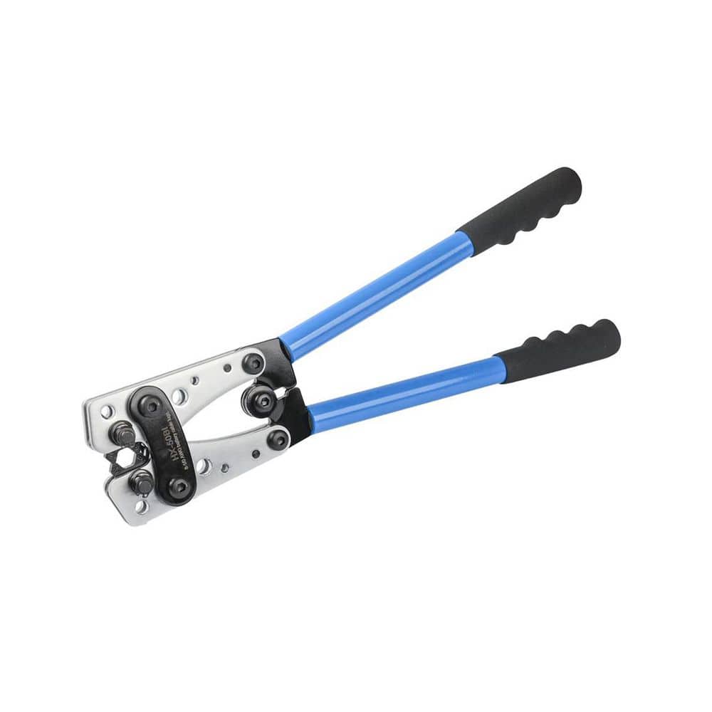 Heavy Duty Cable Lug Crimping Tool for AWG 8-1/0 Copper Aluminum Wire ...