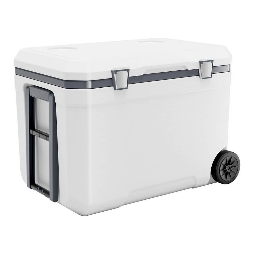 SKYSHALO Portable Cooler, 45 qt. Wheeled Cooler with Ice Retention ...