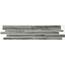 EMSER TILE Zen Calm 5.91 in. x 23.54 in. x 6mm Glass Mesh-Mounted ...