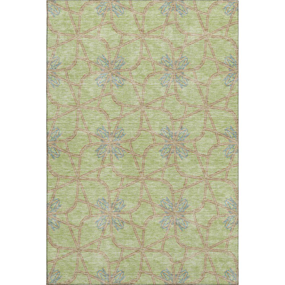 Addison Rugs Mayfield Premium Machine Washable Abstract AMF958 Aloe 10 ...