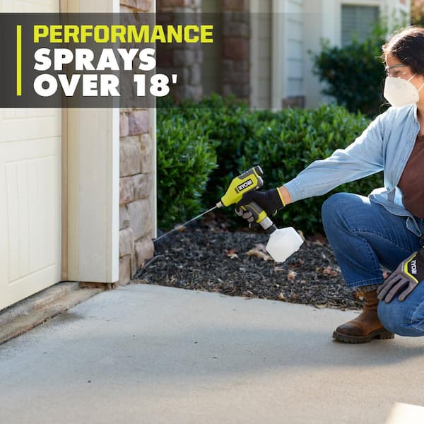 RYOBI USB Lithium Cordless Compact Sprayer with 2.0 Ah Battery and ...