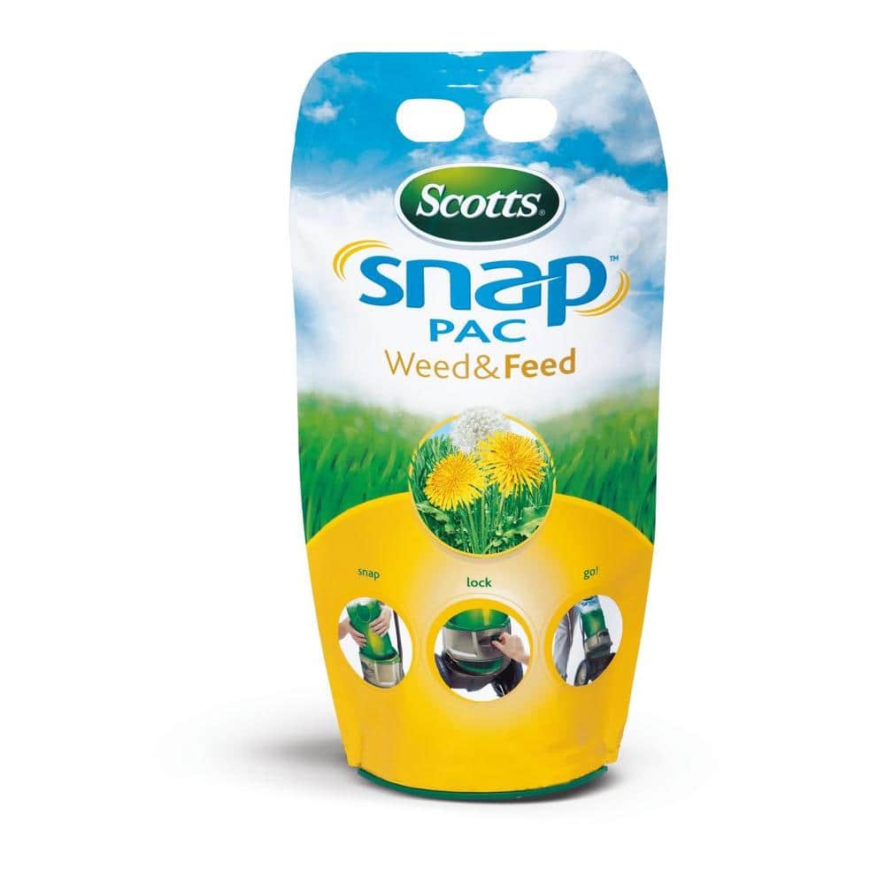 Scotts Snap Pac 4M 14.9 lb. Fertilizer Weed and Feed 24590 - The Home Depot