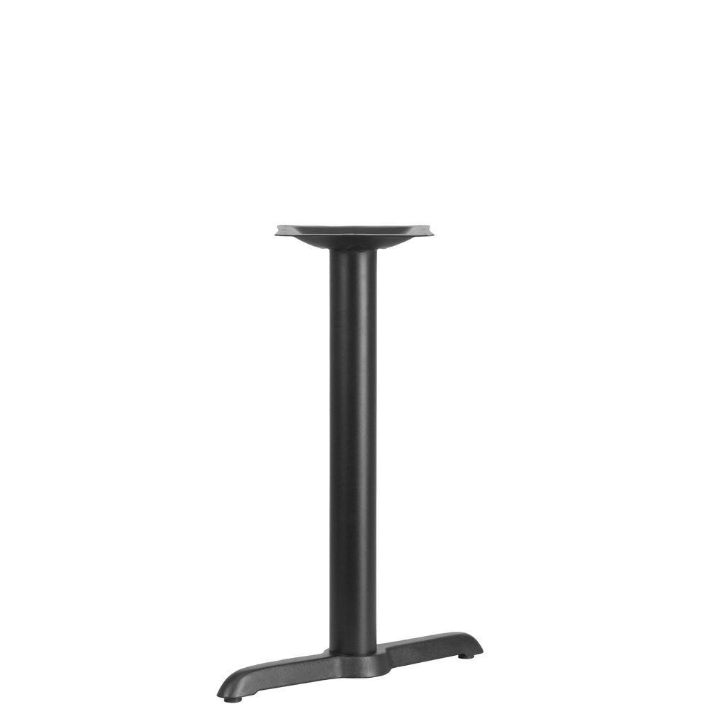 Carnegy Avenue Black Metal Pedestal Dining Table - Base Only - Seats 2 ...