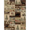 Mayberry Rug American Destination Multi-Colored 8 ft. x 10 ft ...