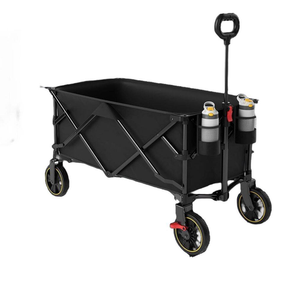 MOEPISY 270 lbs. Heavy Duty Foldable Metal Wagons 0CNGF185J - The Home ...