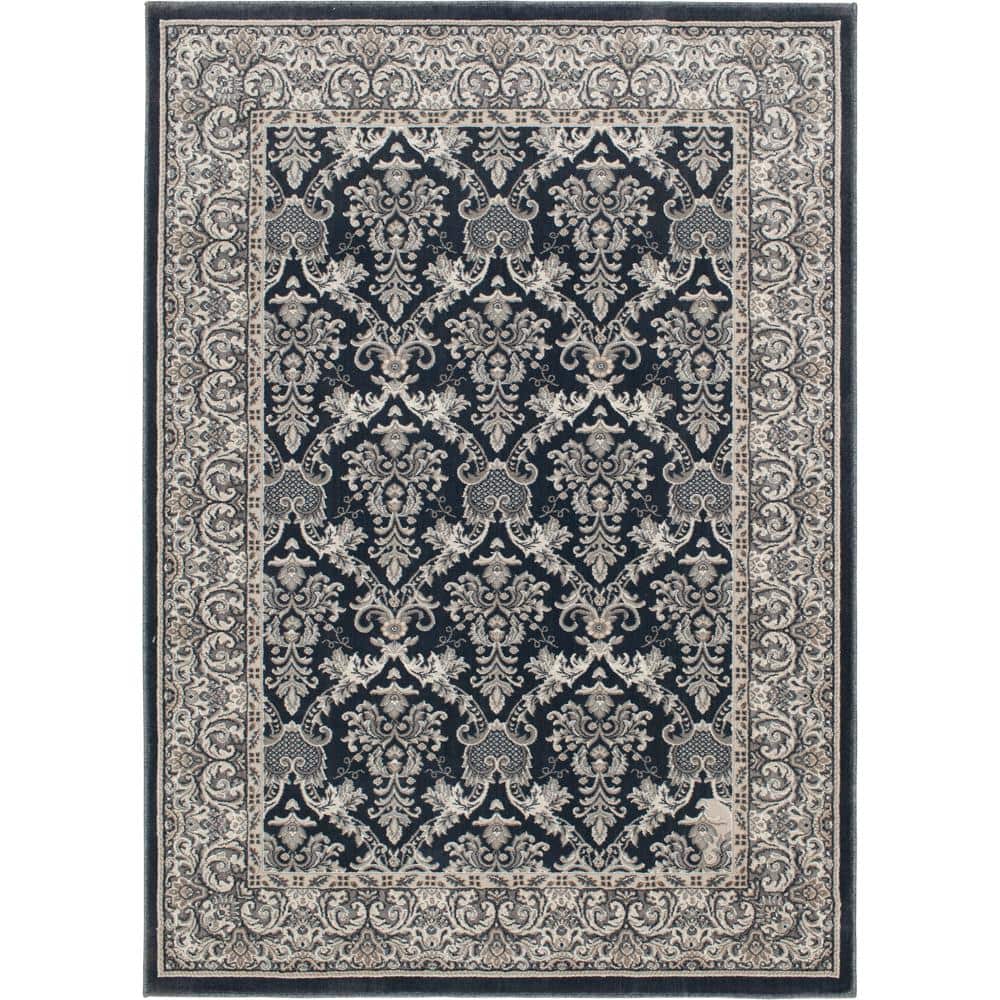 Natco Kurdamir Elegante Nightfall 8 ft. x 11 ft. Traditional ...