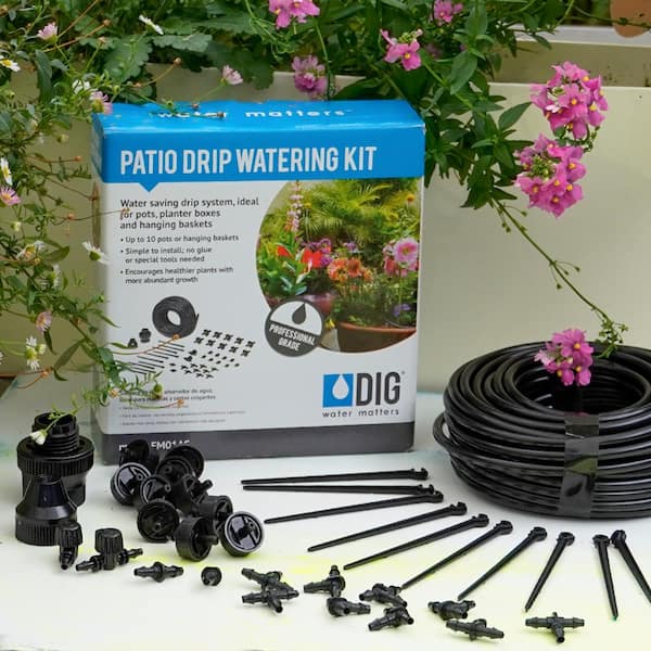 DIG Patio Drip Irrigation Kit FM01AS - The Home Depot