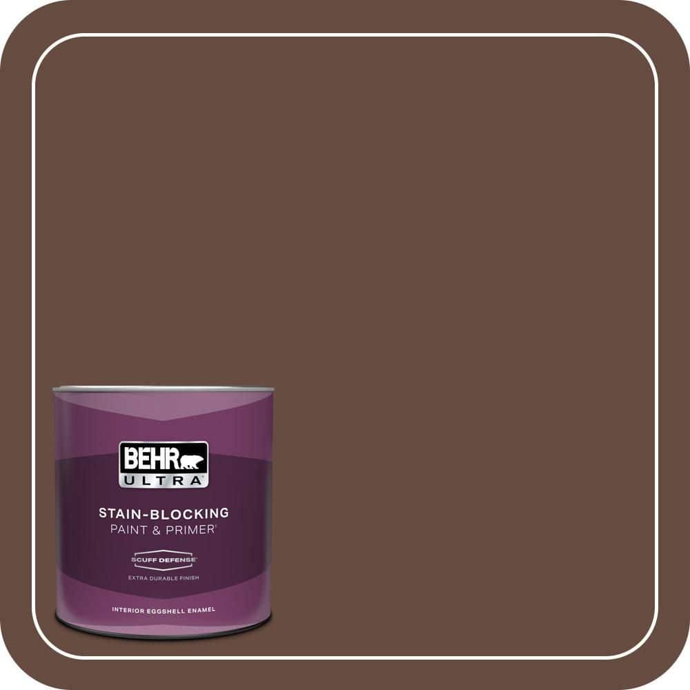 BEHR ULTRA 1 qt. #770B-7 Chocolate Sparkle Extra Durable Eggshell ...