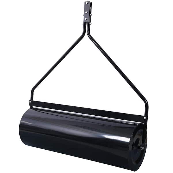 Sudzendf Black 40" Width Iron Garden Lawn Roller with Large 26 Gal 220 ...