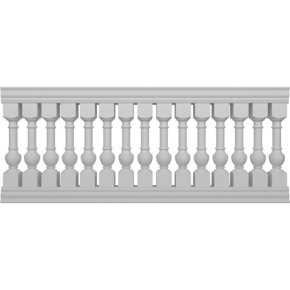 Ekena Millwork Fiberthane York Balustrade 96 in. L x 42 in. H ...