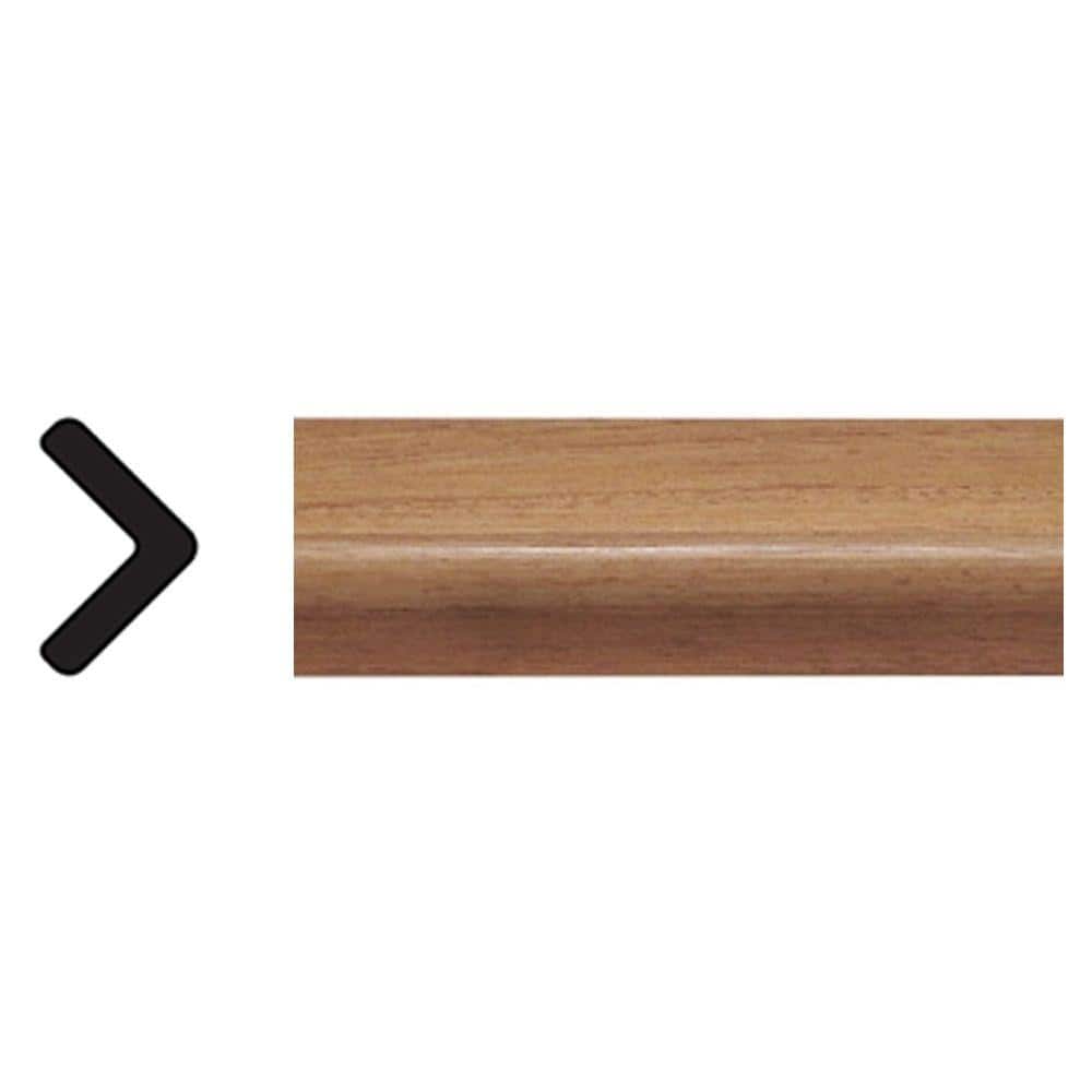 TRIMFINITY 1 in. x 1 in. x 96 in. Polystyrene Russet Outside Corner ...