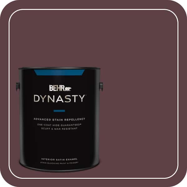 BEHR DYNASTY 1 gal. #MQ1-49 Raspberry Truffle One-Coat Hide Satin ...
