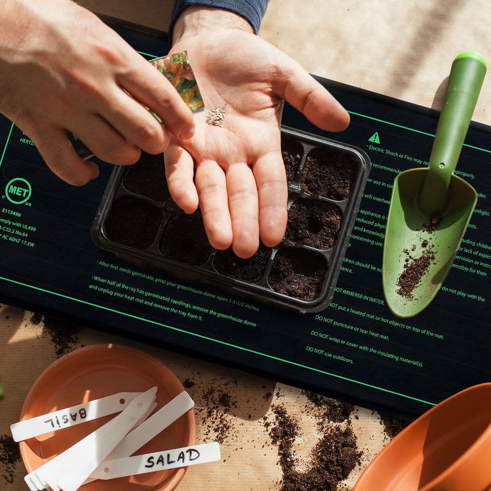 EAGLE PEAK 10 in. x 20 in. Durable Waterproof Seedling Heat Mat ...