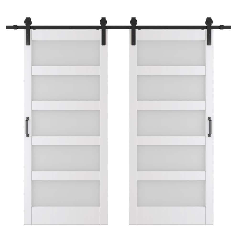 Reviews for TENONER 72in x 84 in. (Double 36 in. Doors) White, Finished ...