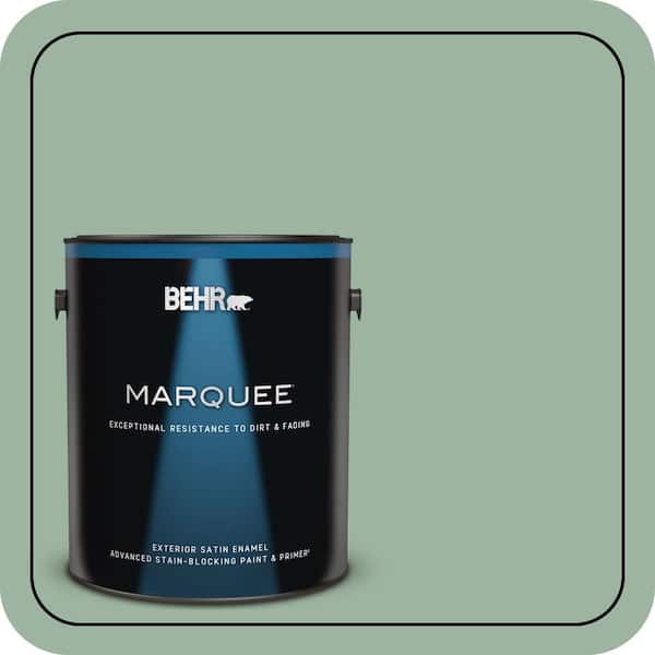 BEHR MARQUEE 1 gal. #S410-4 Copper Patina Satin Enamel Exterior Paint ...