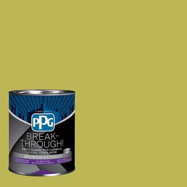 Reviews for Break-Through! 1 qt. PPG1218-5 Parachute Satin Door, Trim ...