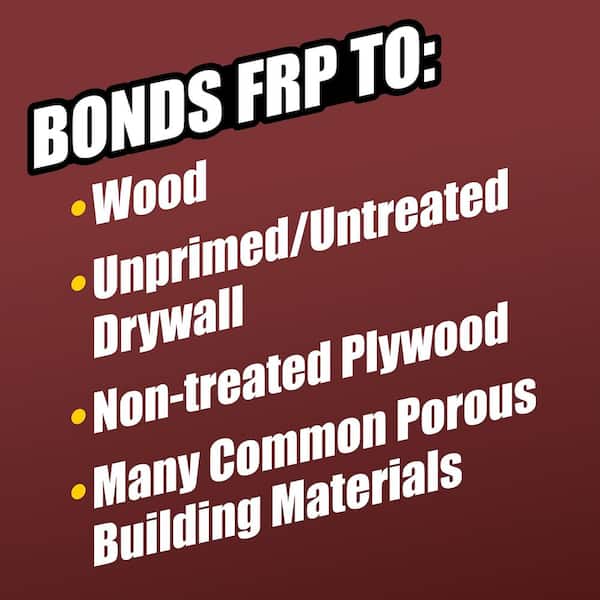 Titebond 448 oz. Yellow Fast Grab FRP Construction Adhesive Pail 4059 ...