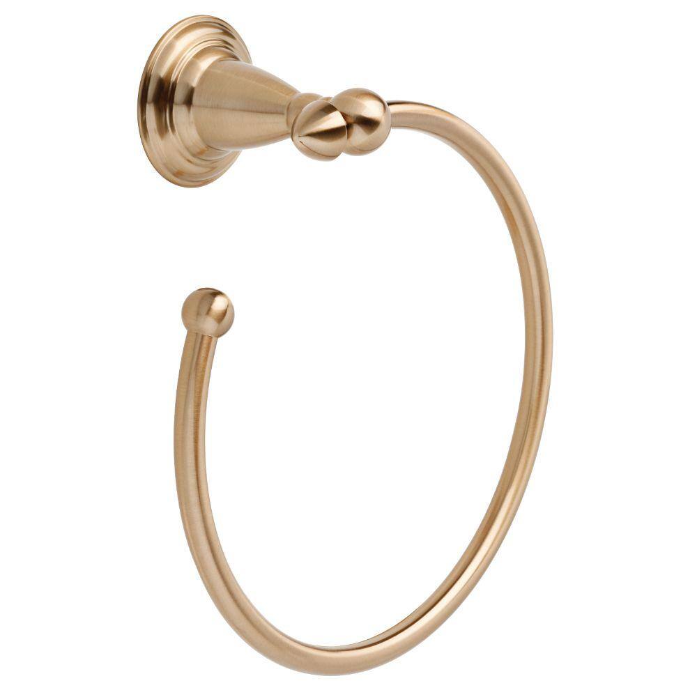 Delta Victorian Open Towel Ring in Champagne Bronze 75046-CZ - The Home ...
