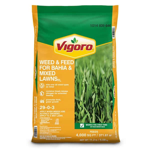 Vigoro 11.2 lb. 4,000 sq. ft. Weed and Feed I-0000430 - The Home Depot