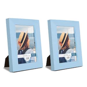 Wexford Home Grooved 11 in. x 14 in. Blue Picture Frame WF108G - The ...