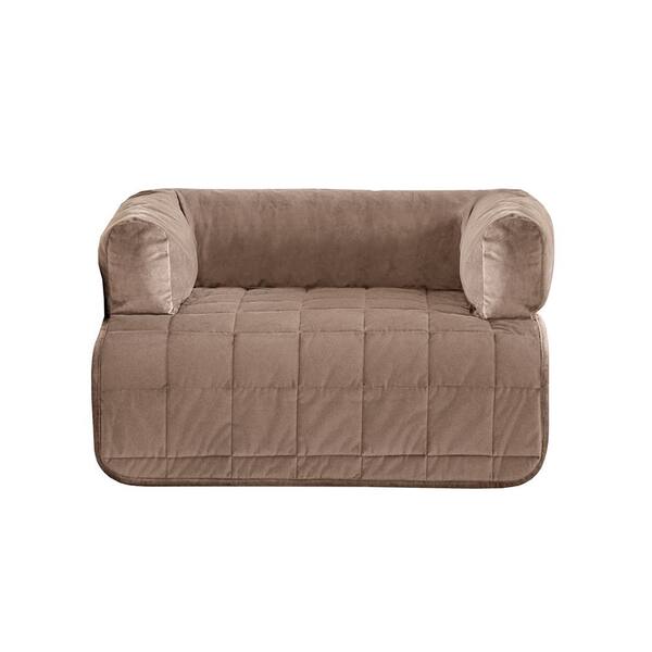 Sure Fit Pet Otis Quilted Sable Polyester 3 Sided Bolster Large Pet Bed Sure Fit Pet Otis Quilted Sable Polyester 3 Sided Bolster Large Pet Bed