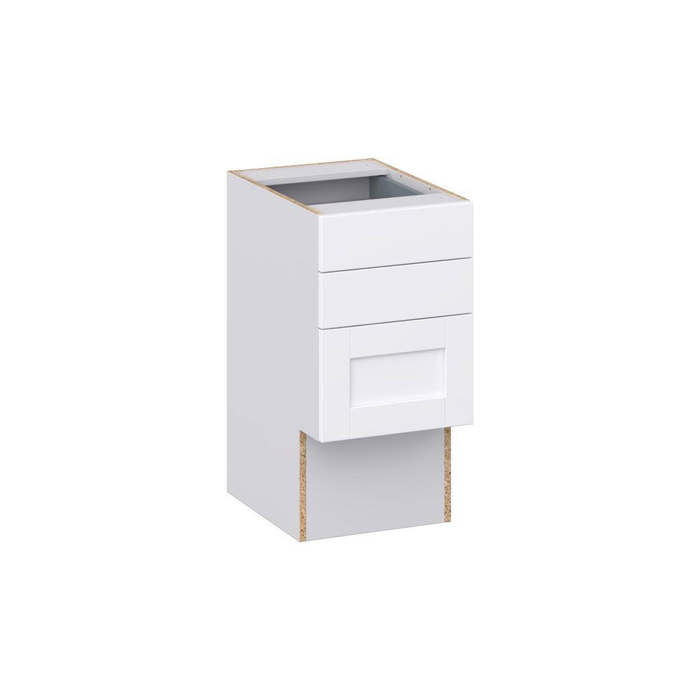 J COLLECTION Mancos Bright White Shaker Assembled Vanity ADA Drawer ...