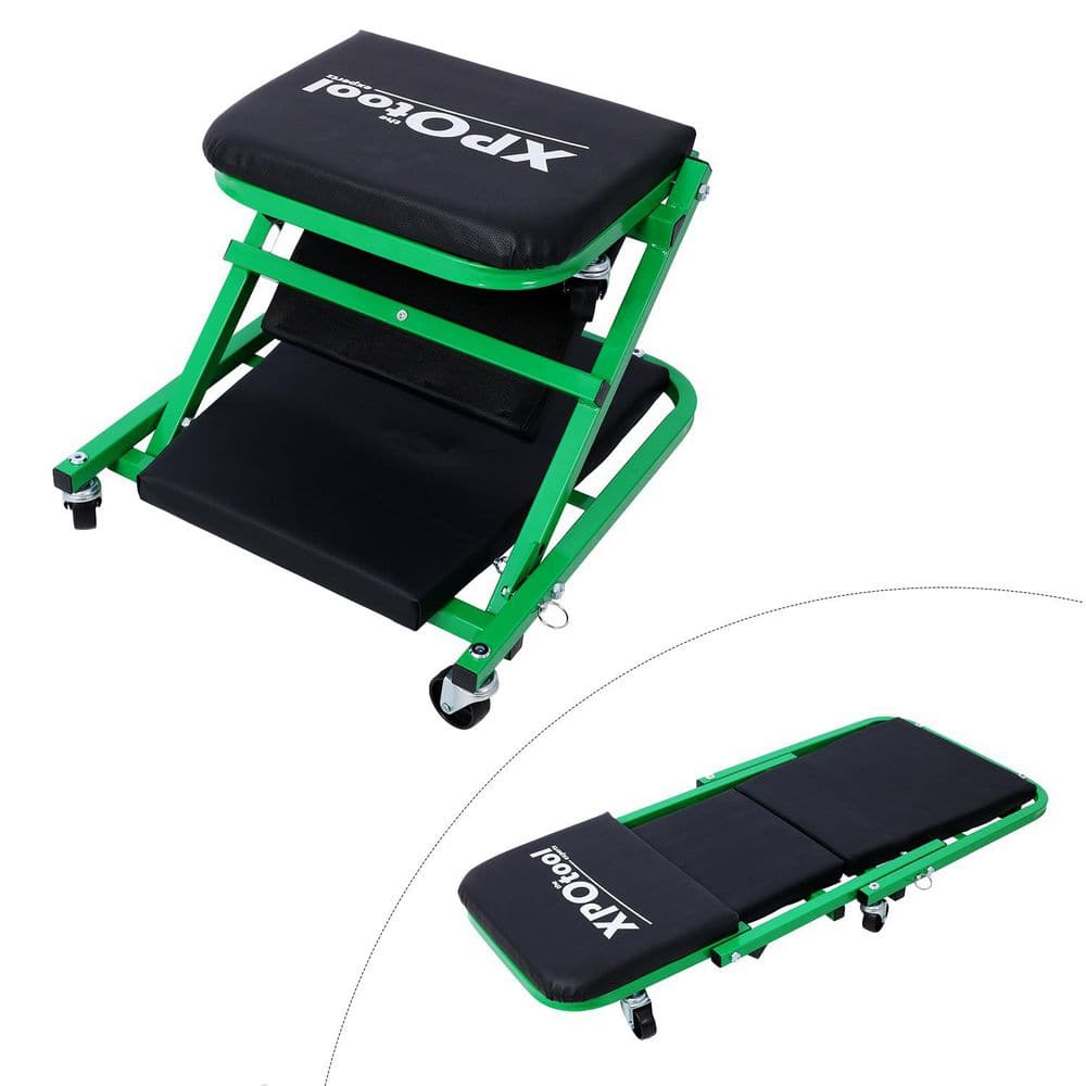 Miscool Ami 300LB Mechanic Creeper Seat Low Profile with 6 Wheels ...