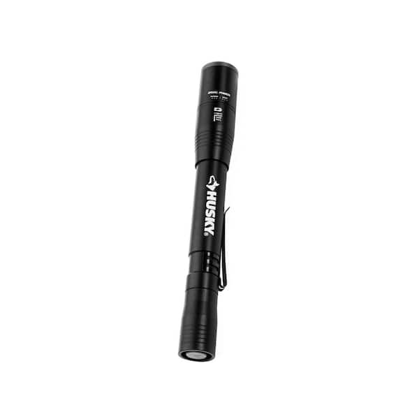 Husky 400-Lumens Dual Power LED with UV Focusing Penlight Flashlight ...