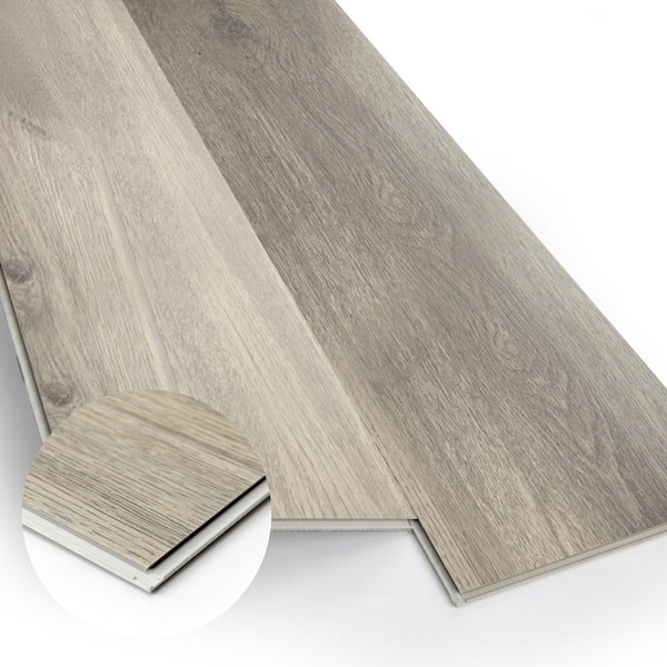 Art3d Sallow 12MIL 7.2 in.x48 in. Waterproof Click Lock Vinyl Plank ...