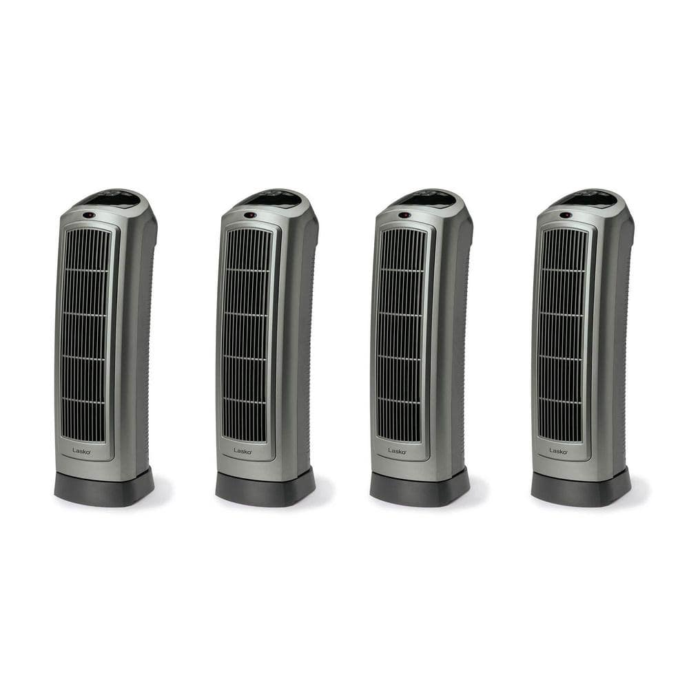 Lasko 1500-Watt 23 in. Portable Oscillating Ceramic Space Heater Tower ... Lasko 1500-Watt 23 in. Portable Oscillating Ceramic Space Heater Tower ...