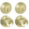 Defiant Brandywine Polished Brass Single Cylinder Keyed Entry Project ...