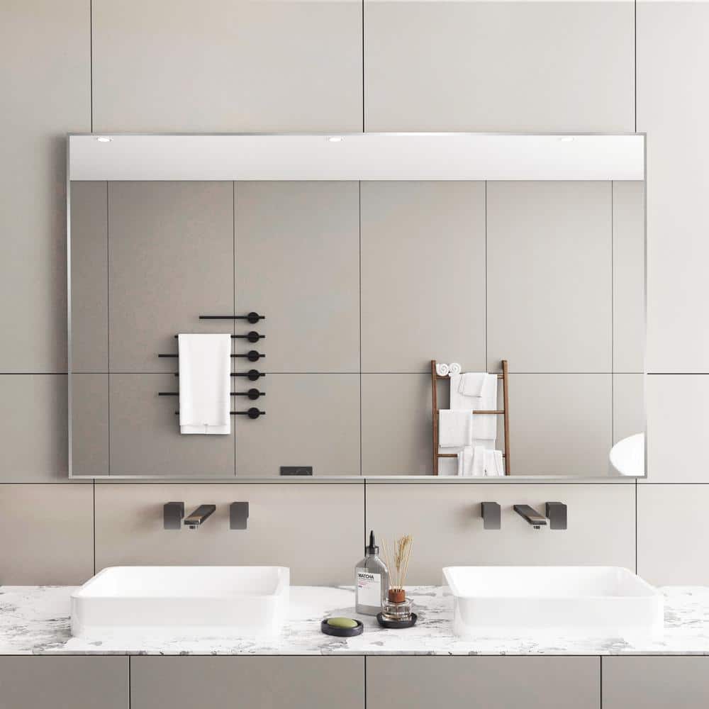 Klajowp 60 in. W x 36 in. H Rectangle Aluminum Alloy Framed Wall ...