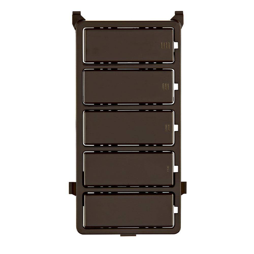 Leviton Decora Countdown Timer Switch Faceplate In Brown Dtkit B 006 Dtkit 00b The Home Depot