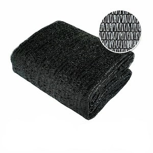 Bigroof 6 ft. x 10 ft. Black 50% Shade Fabric Sun-Block Shade Cloth Net ...
