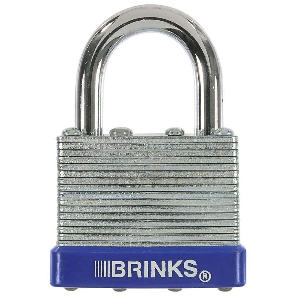 Brinks 1-9/16 in. (40 mm) Laminated Steel Padlock 172-40001 - The Home Depot