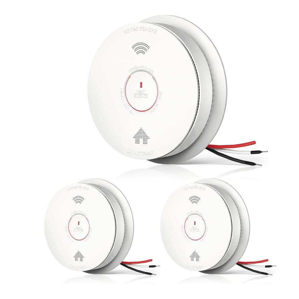 Innolink Hardwired Connected Smoke and Carbon Monoxide Detector with 2 ...