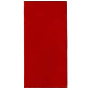 Red Fabric Rectangle 24 in. x 48 in. Sound Absorbing Acoustic Panels (2 ...