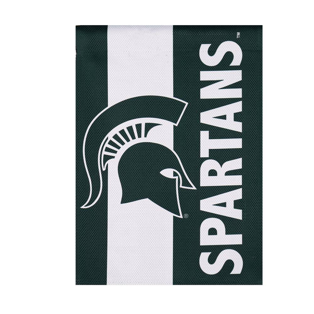 Fan Essentials 12 in. x 18 in. Michigan State University Garden Flag ...
