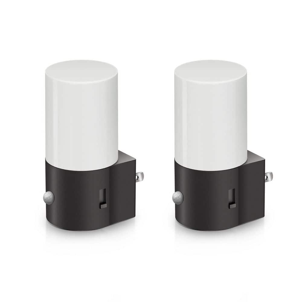 Emeritpro LED Motion Sensor Night Light Plug 100LM Dimmable, 3000K Soft ...