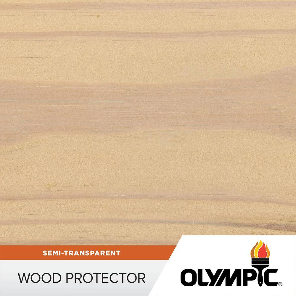 Olympic Wood Protector 1 gal. ST-2030 White Birch Exterior Semi ...