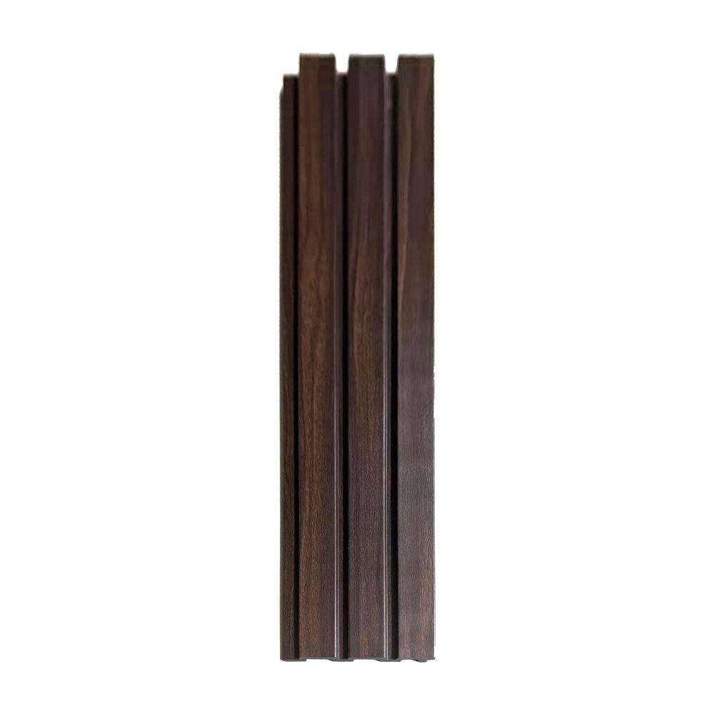 Ejoy 94.5 in. x 4.8 in. x 0.5 in. Acoustic Vinyl Wall Cladding Siding ...