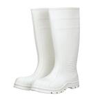 Premium White Steel Toe PVC Boot Men's Size 12 70665-12
