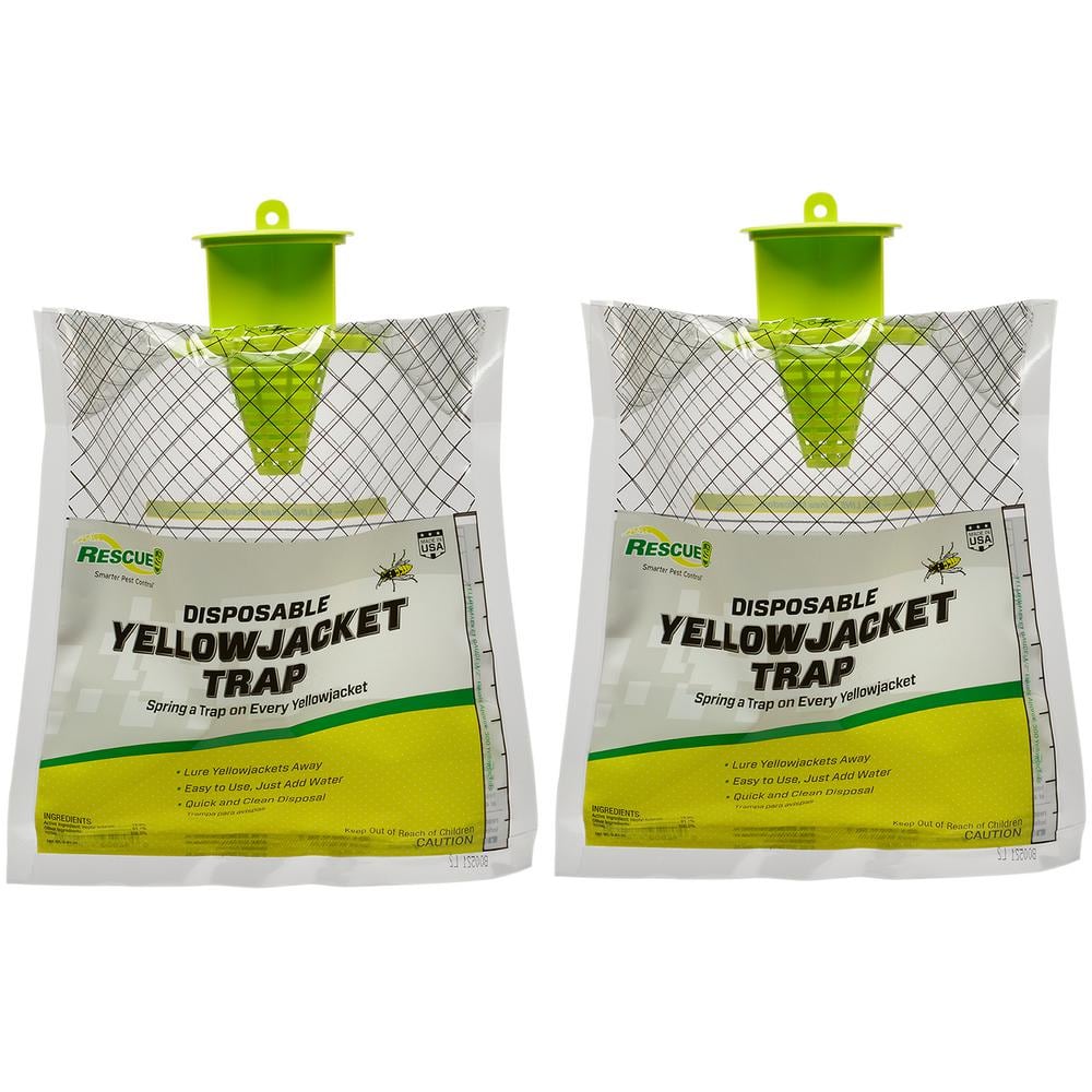 RESCUE Disposable Yellow Jacket Trap Bag-West of the Rockies (2-Pack ...