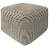 Simpli Home Eastmont Boho Square Fabric Pouf in Cream Polystyrene Filling AXCPF-82-CR - The Home ...