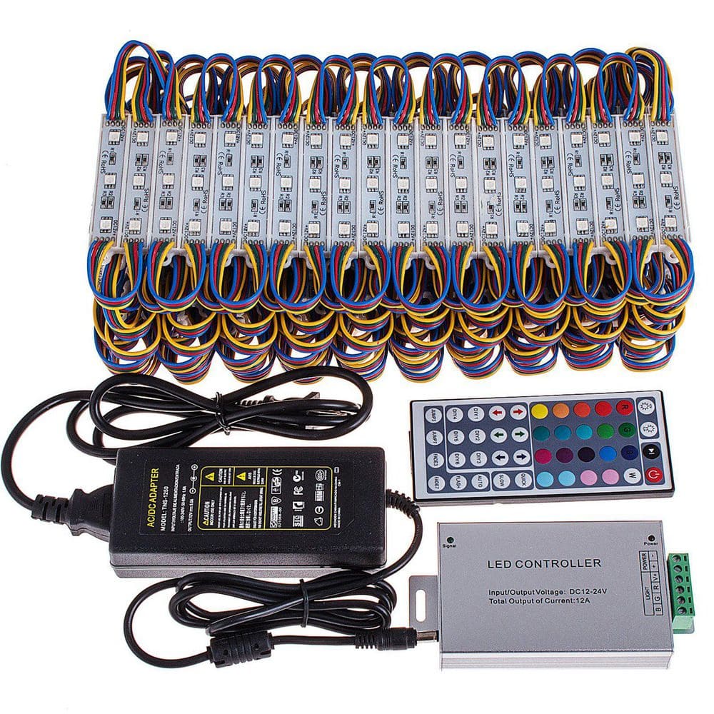 GIVIMO 100 ft. 192-Watt RGB LED Indoor/Outdoor Storefront Window Shop ...